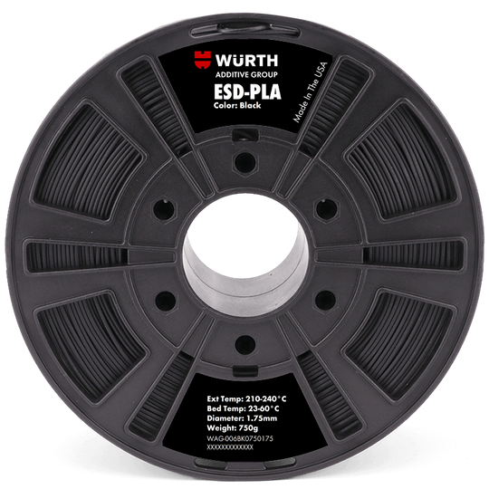 Würth Additive Group Filament - ESD-PLA – Wurth Additive Group