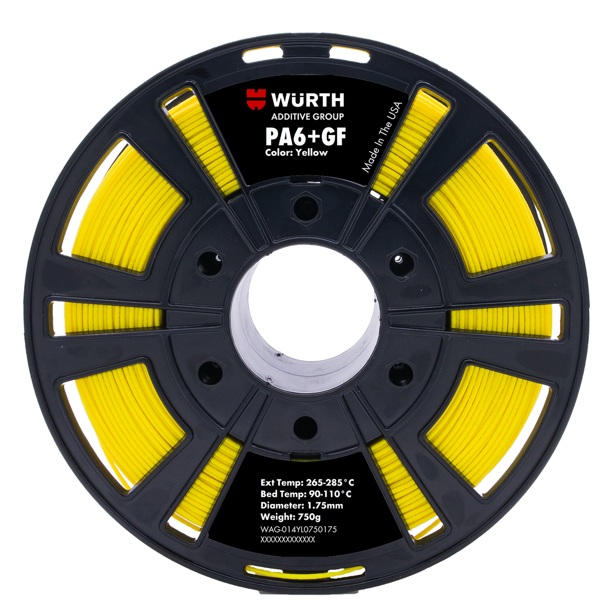 Würth Additive Group Filament - PA6+GF – Wurth Additive Group